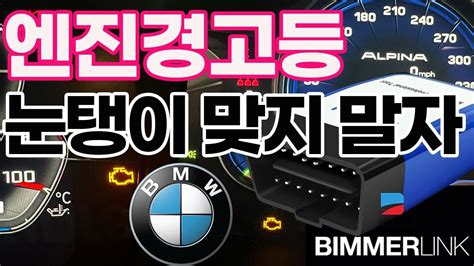 엔진경고등 에러코드 Dtc 내손으로 직접 지울수 있는 진단기 비머링크 How To Remove Bmw Fault Code By
