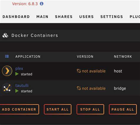 Unable To Update Docker Containers General Support Unraid