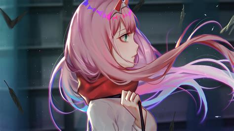 Zero Two Darling In The Franxx 4k Ultra Hd Wallpaper 3840x2160