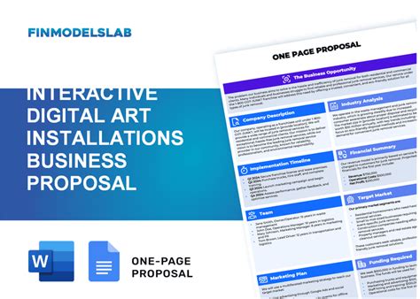 Interactive Digital Art Installations Business Proposal [updated 2025]