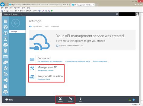 Microsoft Azure Api Management Returngis