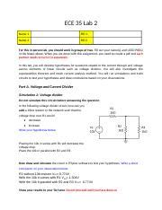 ECE Lab Docx ECE Lab Name PID Name PID For This In Person Lab You Should