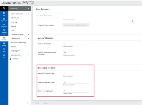 How Long Is The Password Is About To Expire Time Period Platform
