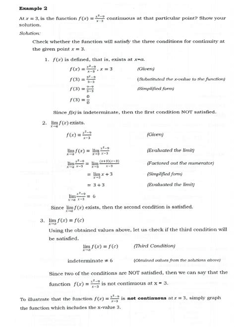 Solved Our Lesson Is LIMITS AND CONTINUITY Hello I Just Chegg Com