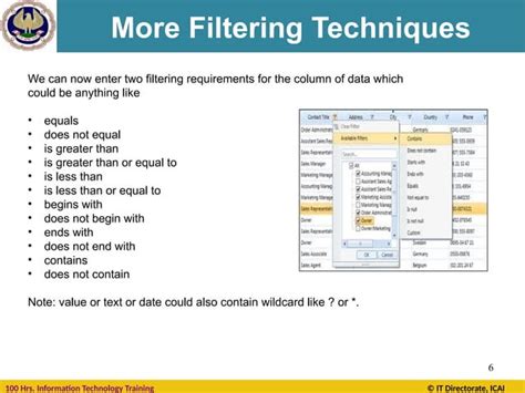 Basics Of Microsoft Excel 2010 Chapter 4 Ppt