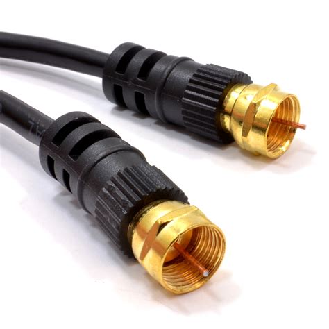 Sonstige Coaxial Cable F Connector RG59 Digital Sky Virgin 0.5m 1.5m 3m ...