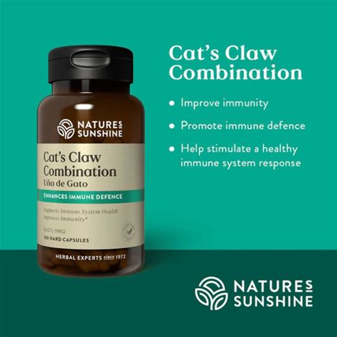 Natures Sunshine Cats Claw Combination Herbal Immune Support