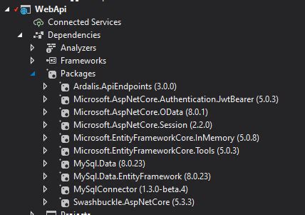 C Asp Net Core 5 Odata V8 Implementation Controller Not Returning