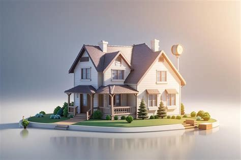 Premium Photo House And 3d Location Pin Icon Property Or Real Estate