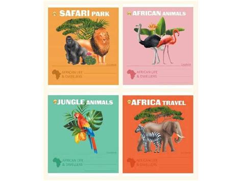 Купити Зошит в косу лінію 12арк 25шт уп Тверда 33101 Африка 4к ТМ ТЕТРАДА Bp ціна 210