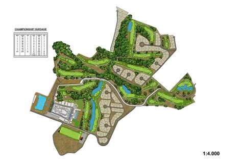 Golf Course Master Plan Golf Course 3D Model CAD GOLF