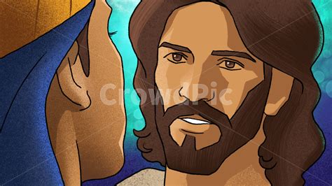 성경이야기 성경삽화 종교 기독교 예수님 사진 이미지 일러스트 캘리그라피 Papasclip작가