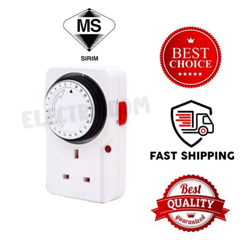 🔥hot Item【special Promotion Dlx 24 Hours Digital 3pin Plug In Timer
