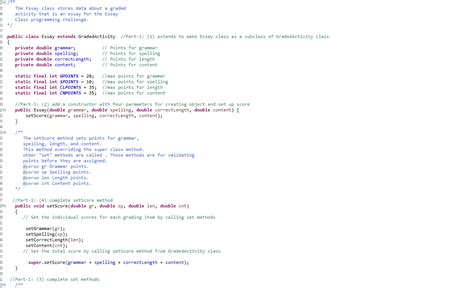Part 2 30pts In Gradesdemojava Define A Static