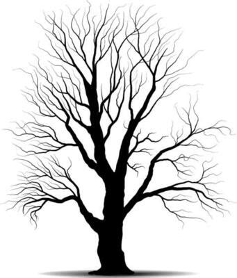 Naked Tree Vector Art Icons And Graphics For Free Download
