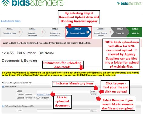 How To Submit A Bid Bids Tenders