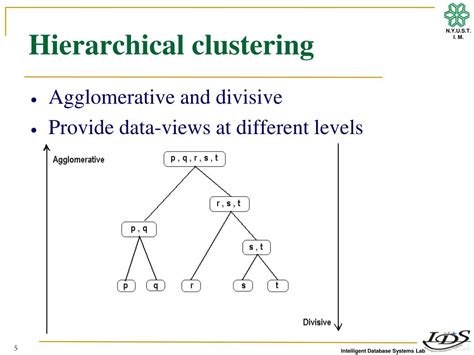 Ppt Dynamic Hierarchical Algorithms For Document Clustering