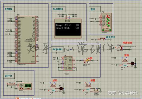 Proteus仿真实例基于stm32单片机的公园长椅系统（仿真文件程序）24 32f 10 知乎