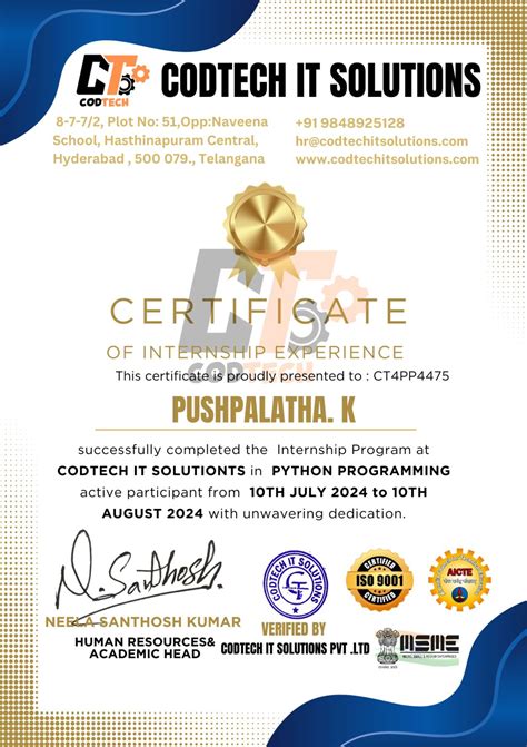 Pushpalatha K On Linkedin I Have Successfully Completed The Python Programming Course From