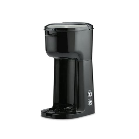 Mainstays Single Serve Coffee Maker Dual Brew 1 Cup Capsule Or Ground Coffee Black Model