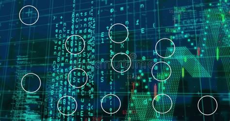Image Of Icon Flowchart Multiple Graphs And Computer Language Over