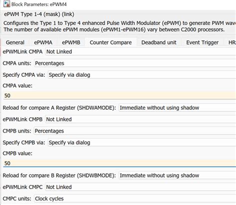 Launchxl F280049c Problem To Generate Two Sets Of Pwm With Phase Shift And Deadtime C2000