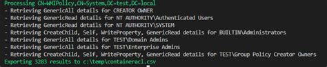 Powershell Is Fun Report On Active Directory Container Permissions Using Powershell
