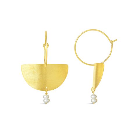 Luminous Pearls Zlatne Naušnice 14kt žuto Zlato Zlatarna Dodić