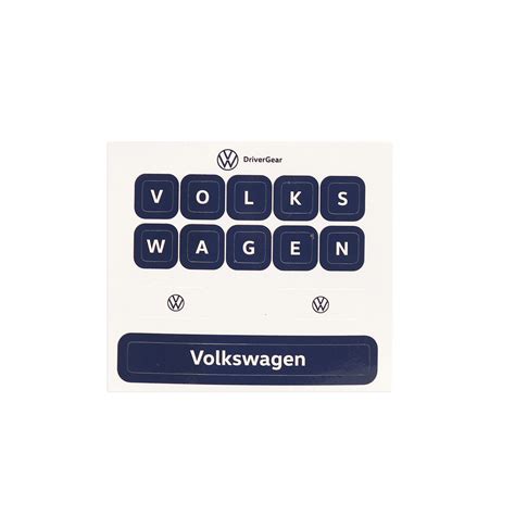Keyboard Decals VW Retail