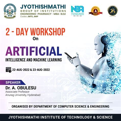 2 Day Workshop On Artificial Intelligence And Machine Learning Best