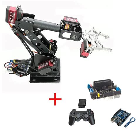 Ps Control Dof Robotic Arm Gripper Claw Steam Diy Manipulator Pour