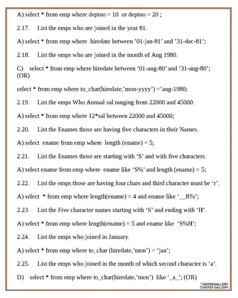 Top Sql Queries Questions Master Sql Pdf Elevate Your Database