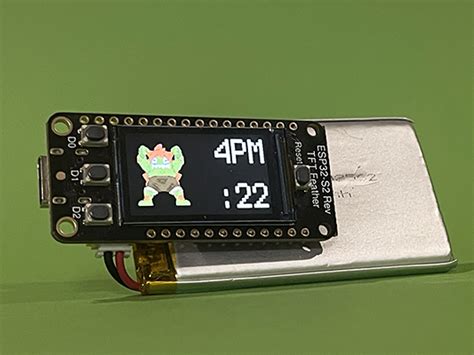 New Guide Esp32 S2 Reverse Tft Digital Clock Display Featuring Blanka