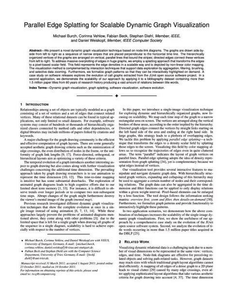 Parallel Edge Splatting For Scalable Dynamic Graph Visualization