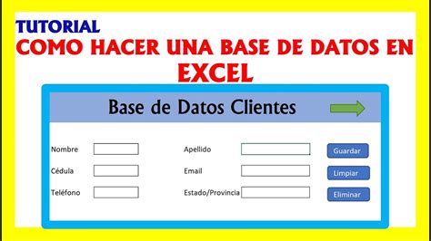 Excel Visual Basic Formulario Para Modificar Datos Youtube