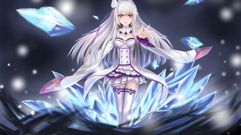 Emilia 4K wallpaper download