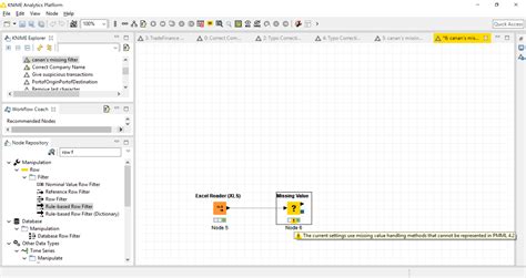 Filter Missing Values Knime Analytics Platform Knime Community Forum