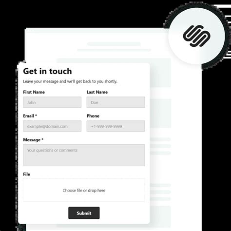 how to add a contact form to your squarespace website