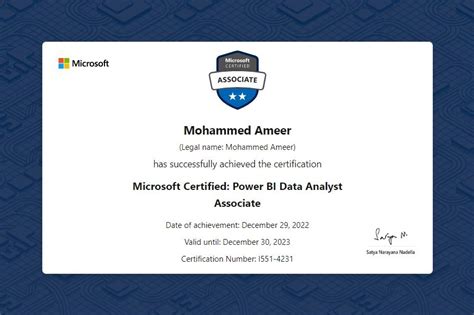Successfully Cleared Power Bi Data Analyst Associate Pl 300 Earning My First Microsoft