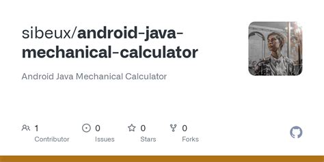 Github Sibeux Android Java Mechanical Calculator Android Java Mechanical Calculator