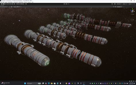 Modular Spaceship Four 3d Model By Apuart Modular Spaceship Four 3d Model By Apuart