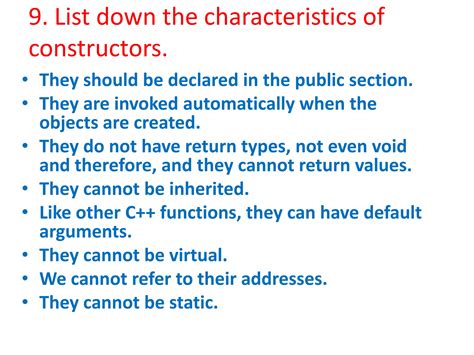constructor and destructor ppt