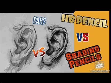 Draw Realistic Ears Simple Pencil Vs Shading Pencils Art With Vaibhav YouTube