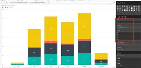 Solved Show Total In Stacked Column Chart With Legend Microsoft Power Bi Community