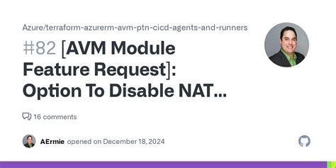 Avm Module Feature Request Option To Disable Nat Gateway Deployment