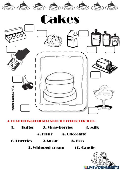 Vocabulary Cake Free Interactive Worksheets 798718