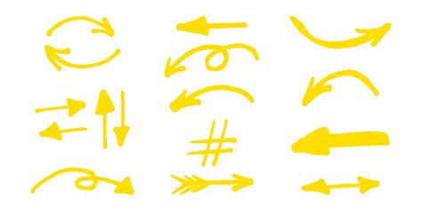 Brushes And Elements For Notes Highlighting Text 36771002 Vector Art At Vecteezy