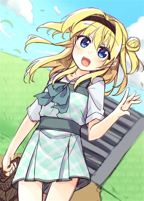 Safebooru 1girl D Alternate Costume Arm At Side Black Hairband