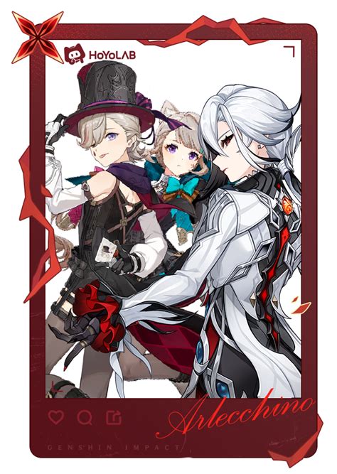 Arlecchino And Her Twins Genshin Impact Hoyolab