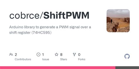 GitHub Cobrce ShiftPWM Arduino Library To Generate A PWM Signal Over A Shift Register HC